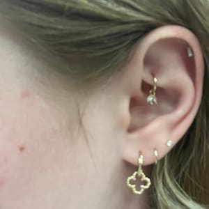 Birthstone Piercing, Tragus Earring, Personalized Jewelry, Birthstone ...