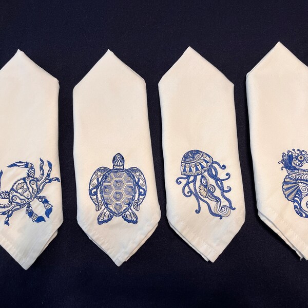 Bohemian Chinoiserie Sea Turtle Tropical Water Ocean Marine Maritime ...