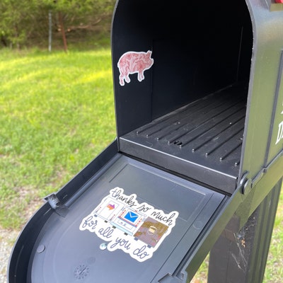Thank You Mailbox Decal-new Mailman Sticker Mailman Gift - Etsy