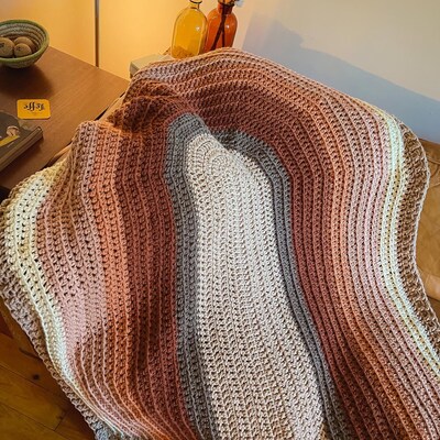 Phoenix Rainbow Blanket PATTERN includes 3 Sizes - Etsy