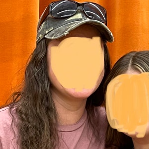 Cute Mini Happy Face Embroidered Baseball Cap Stylish - Etsy