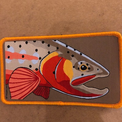 Brook Trout Pattern Flank Decal Sticker - Etsy