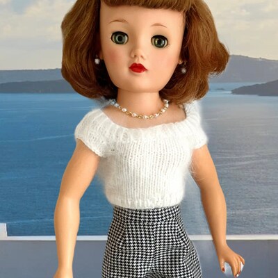 Made to Fit 18 21 Inch Cissy or Miss Revlon Doll Handknit Angora Stole ...