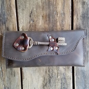 Dark Brown Leather Laptop Bag Satchel Rustic and Industrial | Etsy