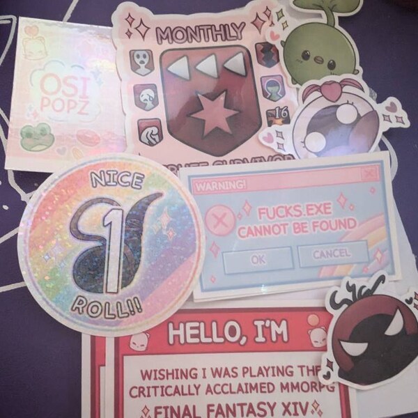 FFXIV Real Life Debuffs Sticker - Etsy