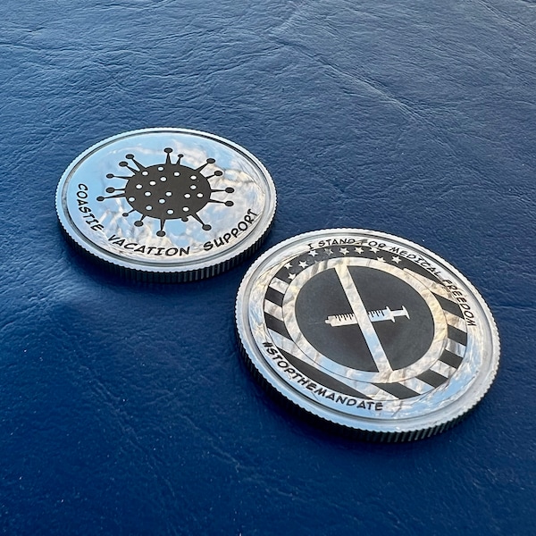 Copper Coin Blanks - Challenge Coin - Reed Edge - Grooved - Brushed ...