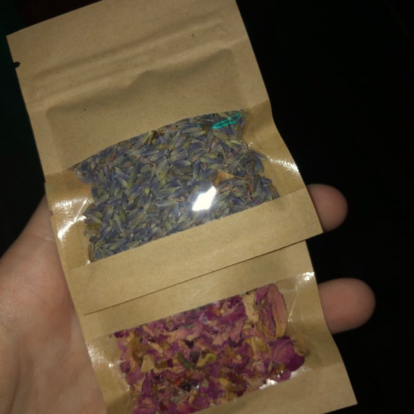 Dried Flowers Sample Packs, Great for Roller Bottles for Essential Oils ...