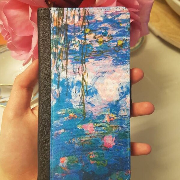 IPhone Case (all Current Models) - Monet Water Lilies - Wallet Style ...