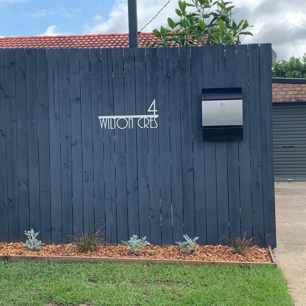 Extra Large House Number Plaque, Modern House Numbers, Metal Address ...