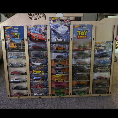 Collectors Toy Car Storage Rack Roughly Hold 50 Cars - Etsy
