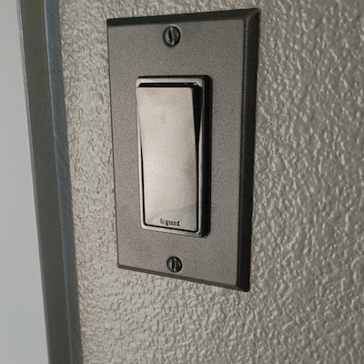 Charcoal Grey Texture Powder Coated Toggle, Rocker, Duplex, and Blank ...