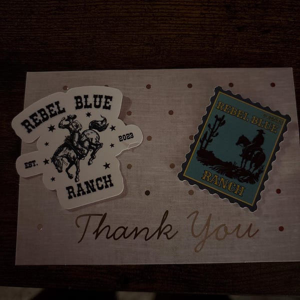 Rebel Blue Ranch Sticker | Done and Dusted | Cowboy Romance | Kindle ...
