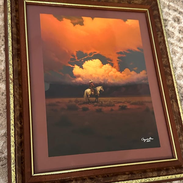 The Lone Ranger VII. Original Oil Artwork. Cowboy Western Painting ...