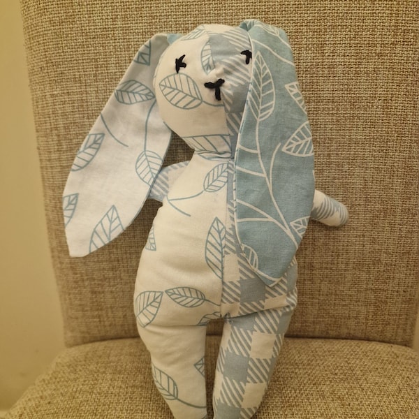 Basic Bunny PDF Sewing Pattern | DIY Linen Rabbit Sewing Tutorial ...