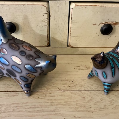 Animal Smoking Pipe, Handmade Ceramic Cat Pipe, Unique Gift, MADE TO ...