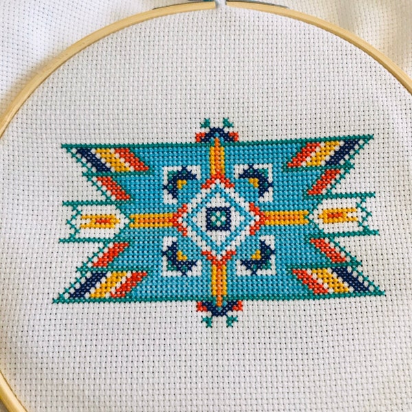 Moana - Geometric Cross Stitch Pattern - Digital Download - Etsy