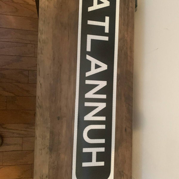 Broad Street Sign // Athens, GA // 6" X 24" UGA Metal Street Sign ...