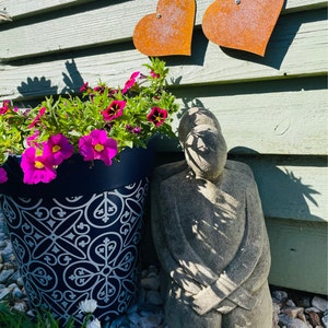 Flat Metal Rusty Letter K / Metal / Letter / Garden / - Etsy