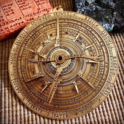 Astrological Astrolabe From Mediterranean, Unique Gift, Anniversary ...