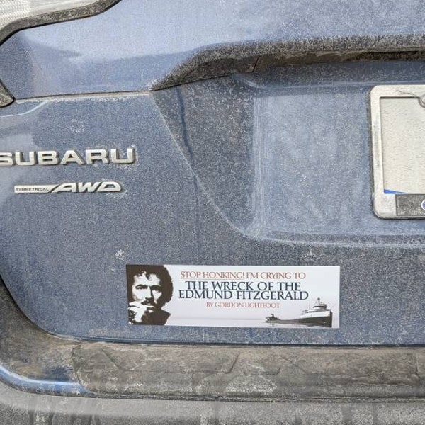 Stop Honking! I'm Crying to 'the Wreck of the Edmund Fitzgerald' by ...