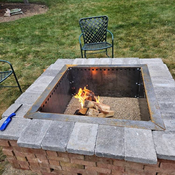 Compass Fire Ring, Compass Rose, Fire Pit, Corten Outdoor, Map ...