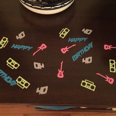 Boombox Confetti, Hip Hop Confetti, 80s Confetti, 90s Confetti, Rock N ...