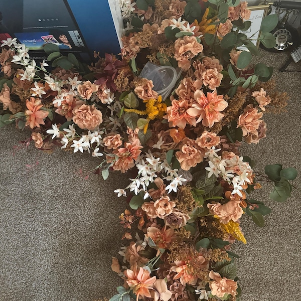 Purple Wisteria Wedding Archway Flower Artificial/ Lavender Hanging ...