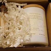 Friendship Scented Candle Gift / I Feel so Lucky My Friend is You ...