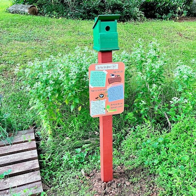 Kids Educational Pollinator Habitat Sign Promoting Native Plants Large ...