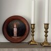 Small Canvas Print , Candle Oil Painting. Dark Academia Gift. Victorian ...
