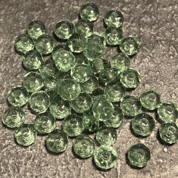 50pcs: Marbled Berry Opal 4x2mm Firepolished Rondelle, Faceted Donut ...