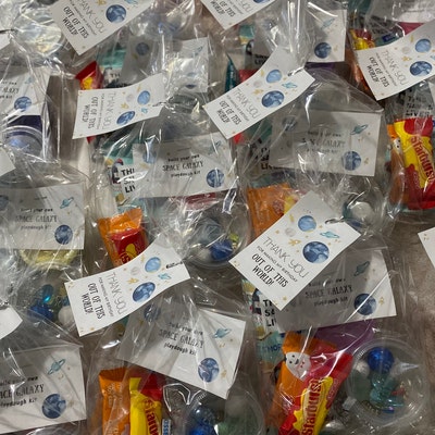 Editable Outer Space Favor Tags Space Birthday Thank You Label Galaxy ...