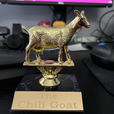 Goat Award Trophy. Greatest of All Time, G.O.A.T. Free Engraving. - Etsy