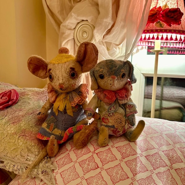 Handstitched Wall Hanging Sculpture Textile Art Bird by Daria Sikora ,A ...