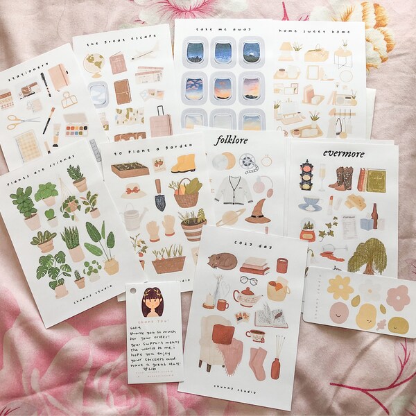 Farmer's Market Sticker Sheet | Bullet Journal, Scrapbook, Pen Pal ...