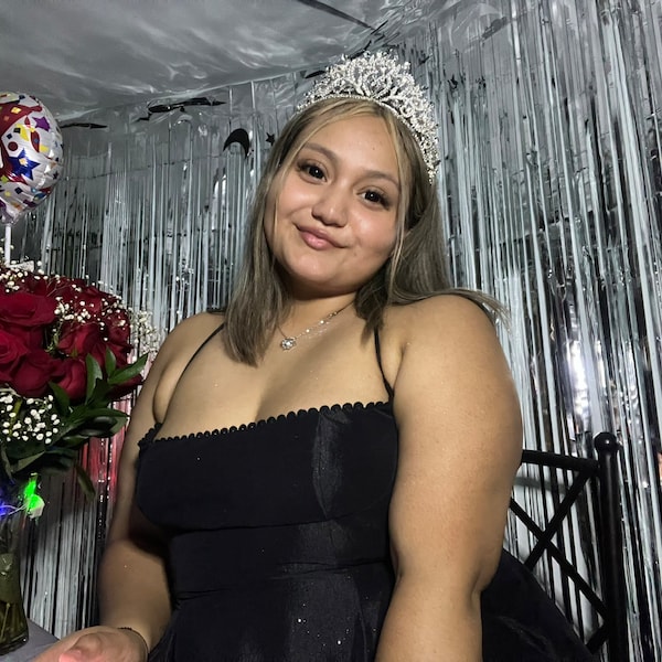 Pink Baroque Crystal Quinceanera Crown - Pink Gold Tiara, Necklace and ...