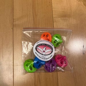 24pk Bitty Birdie Bagels - Cardboard Bagels/bird Toy Parts/rabbit Toys ...