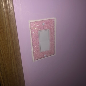 Light Pink Glitter Opal Piglet Light Switch & Outlet Covers Rustic ...