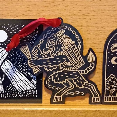 Henge Moon Circle A4 Print by Matt Willis the Folklore Box Midsummer ...