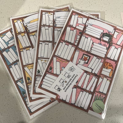 Plant Me Bookmarks: Book Pile Tracker Bookmarks - Etsy
