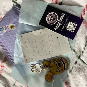 Springtrap, Spring Bonnie, Yellow Rabbit 2.5 Double-sided Acrylic Charm ...