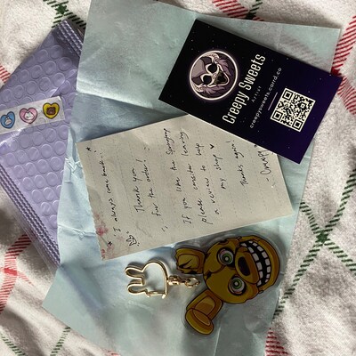 Springtrap, Spring Bonnie, Yellow Rabbit 2.5 Double-sided Acrylic Charm ...