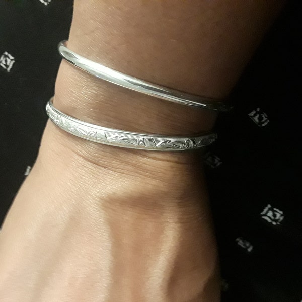 Sterling Silver Cuff Bracelet - Etsy