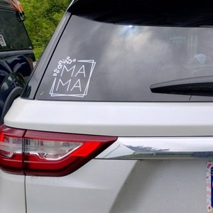 Cat Mama Decal, Cat Decal, Cat Sticker, Cat Mama Sticker, Cat Mom Decal ...
