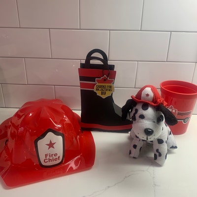 Fireman Party Box/firefighter Party Bag/fireman Birthday Party ...