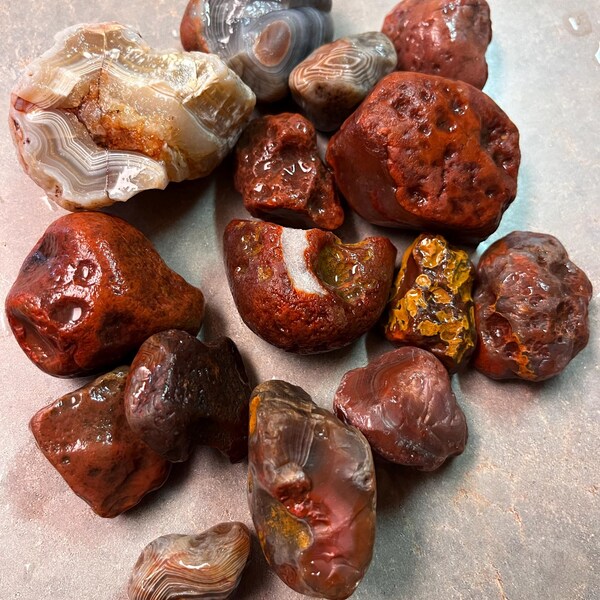 1 Lb Lot of Lake Superior Agates (grade A, Large) for Lapidary or ...