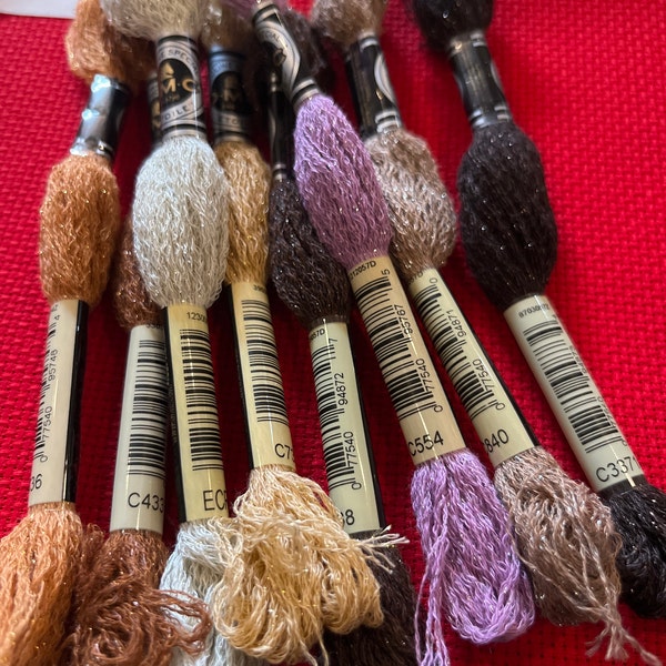 DMC NEW COLORS Embroidery Floss #1 to #35, Embroidery Threads, Dmc ...