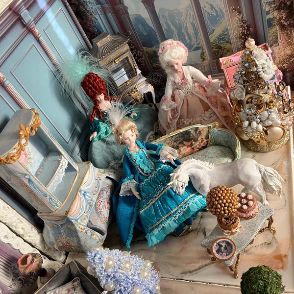 Handmade LED Shadow Box – Painted Ash Wood With Mirror & Decor ...