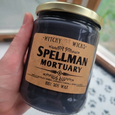 Spellman Mortuary 100 Soy Wax Candle - Etsy