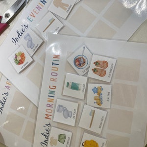 Weekly Routine Cards & Charts for Kids Visual Calendar Daily Rhythm ...